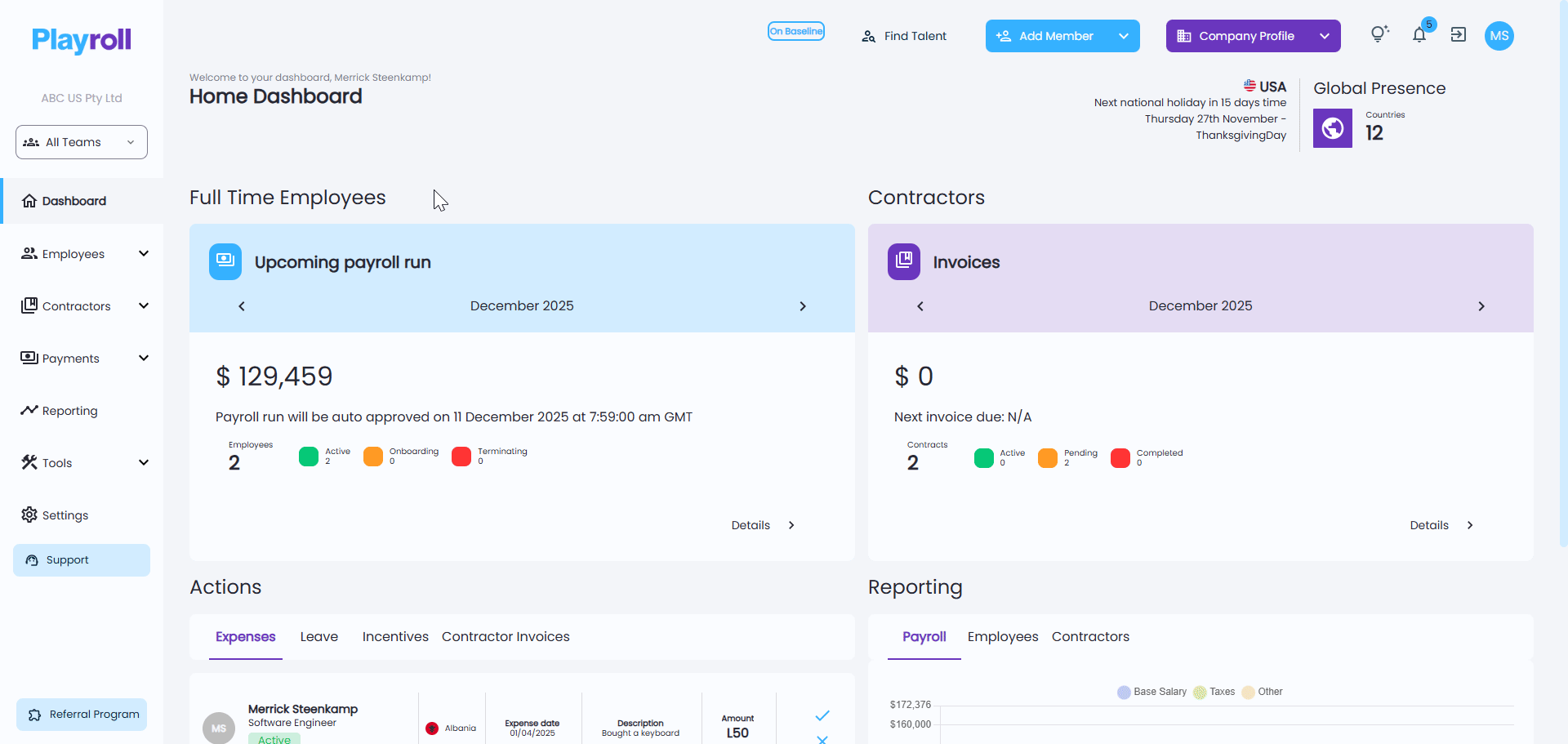 How to log an Incentive/Bonus for an employee? – Playroll Help Center